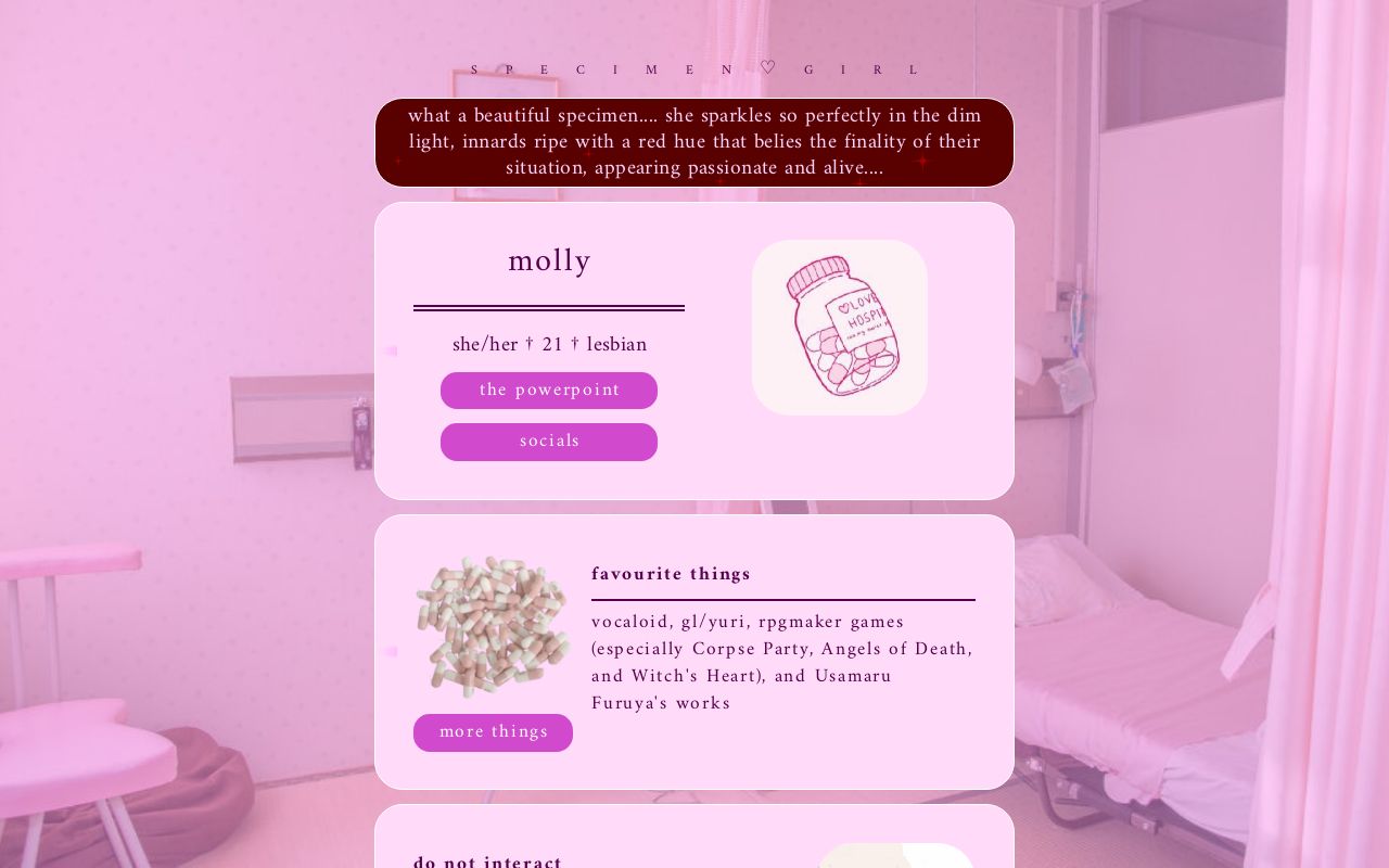 specimen♡girl